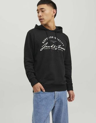Jack & Jones Sweat &agrave; capuche - Noir