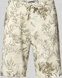 Mc Neal Shorts aus Leinen-Mix mit Eingrifftaschen