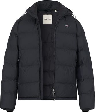 GANT Herren Jacken schwarz Mikrofaser unifarben