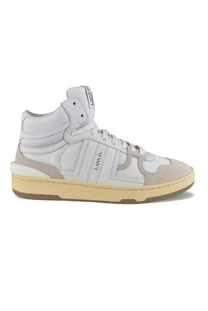 Lanvin Hohe Sneakers Clay Wei&szlig;
