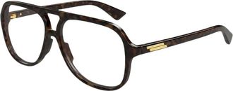 Bottega Veneta unisex, Accessoires, Brun, Taille: 56 MM Linea Ribbon Lunettes