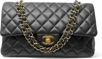 Chanel Crossbody Bags - CHANEL TIMELESS CLASSIC A01112 MM HANDTASCHE AUS Q - Gr. unisize - in Schwarz - f&uuml;r Damen
