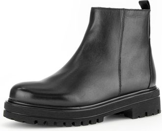 Gabor Damen Chelsea Boots, Frauen Stiefeletten,Wechselfu&szlig;bett,Best Fitting,Warmfutter,Winterschuhe,warm,gef&uuml;ttert,Bootee,schwarz,41 EU / 7.5 UK