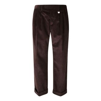 Burberry Homme, Pantalons, Brun, Taille: L Corduroy Pantalons