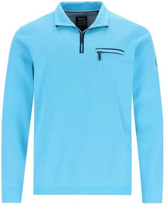 Hajo Sweatshirt H Leichtsweatshirt ZweitonStay Fresh m. Zip aqua