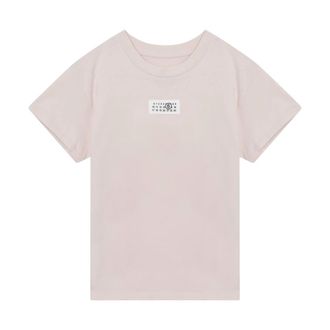 Maison Margiela Numeric Baumwoll-T-Shirt - - Tops - Damen - Rosa - XS