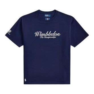 Ralph Lauren Homme, Tops, Bleu, Taille: M T-Chemises