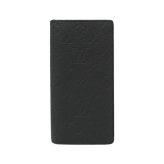Louis Vuitton Portefeuille Long Bifold Louis Vuitton Taurillon Monogram Pre-owned - Homme - Pre-owned - Noir - Taille: ONE Size