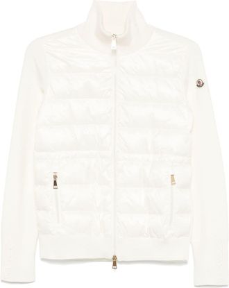 Moncler Jacke mit Einsätzen - Weiß