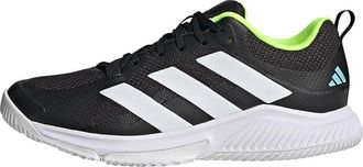 adidas Damen Court Team Bounce 2.0 Shoes Schuhe, Core Black/Cloud White/Flash Aqua, 36 2/3 EU