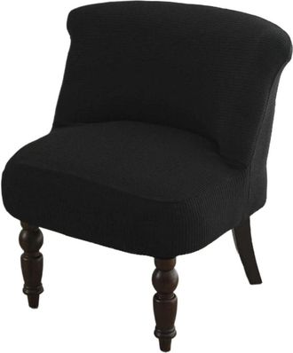 Generic Stretch Bezug F&uuml;r St&uuml;hle Ohne Armlehnen, Jacquard Stoff Spannbezug Waschbar Mit Rutschsicherung, Hunde Freundlicher M&ouml;belschutz F&uuml;r Sessel, Wohnzimmer