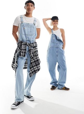 Dickies Salopette en jean classique - Bleu clair vintage