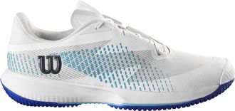Wilson Herren KAOS Swift 1.5 Sneaker, White/Blue Atoll/Lapis Blue, 40 2/3 EU