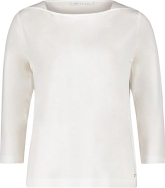 Betty & Co Damen Casual-Shirt mit 3/4 Arm XL, Rohwei&szlig;