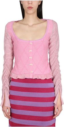 Cormio Femme, Pulls, Rose, Taille: 38 FR Elena Cardigan