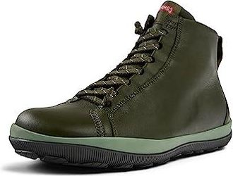 Camper Homme Peu Pista Gm K300287 Bottine moyenne à fermeture éclair/élastique Vert foncé 022, 42 (EU)