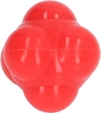 CHICIRIS Reaktionsball, Gummi-Hex-Trainer f&uuml;r Beweglichkeit und Hand-Augen-Koordination, Verbessert die Leistung Beim Basketball und Tennis (Rot)