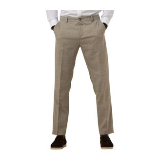 Selected Schmale Leinenhose in Oasis Sand - - Trousers - Herren - Beige - XL