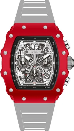 Invicta Racing 69692 Herrenuhr - Quarzwerk - Acryl mit silbernem Zifferblatt - 43 mm