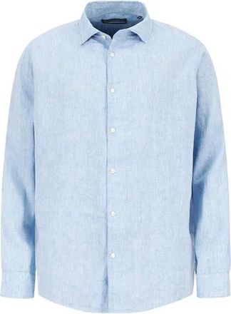 Marc O'Polo Herren Hemd blau meliert