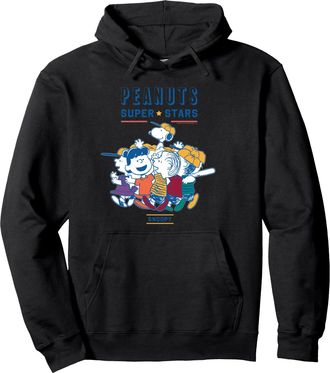 Peanuts Snoopy Gang Sport, Baseball, Superstars, Team, Vintage-Stil Pullover Hoodie
