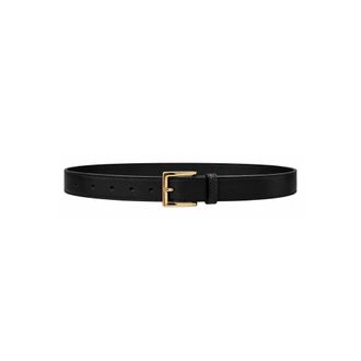 Erika Cavallini Semi Couture Lederg&uuml;rtel - - Accessories - Damen - Schwarzk - M