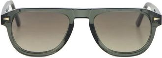 Ahlem lunettes de soleil Carrousel &agrave; monture g&eacute;om&eacute;trique - Vert