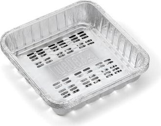 Weber Gemüse Aluminium Einwegschalen 4 Stück, Korb, für direktes und indirektes grillen, ideal für Gemüse, für alle Grilltypen geeignet (Holzkohle, Gas, Pel