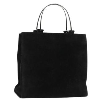 Gucci Sac &agrave; main vintage en daim Pre-owned - Femme - Pre-owned - Noir - Taille: ONE Size