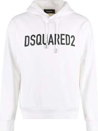 Dsquared2 Homme, Sweatshirts et sweats &agrave; capuche, Blanc, Taille: 2XL Cool Fit Sweat &agrave; capuche