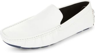 Kenneth Cole Unlisted Herren Sound Texturierter Driver Loafer, Weiss/opulenter Garten, 41 EU