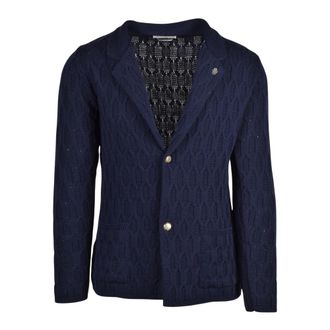 Daniele Alessandrini Strickjacke - - Jackets - Herren - Blau - S