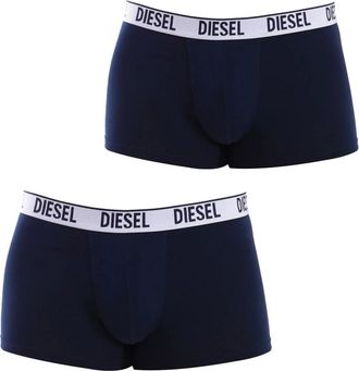 Diesel Homme, Sous-vêtements, Bleu, Taille: S Boxers Ajustés Lot de 2