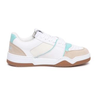 Dsquared2 Wei&szlig; Teal Beige Spiker Schuhe - - Shoes - Damen - Wei&szlig; - 37 EU