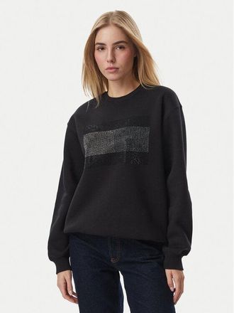 Tommy Jeans Sweatshirt DW0DW23579 Schwarz Regular Fit