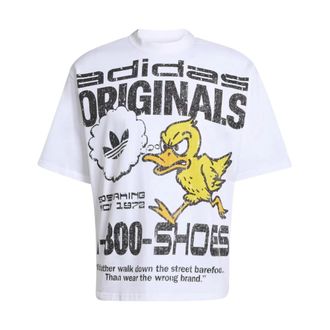 adidas Homme, Tops, Blanc, Taille: S Duck Graphic T-Shirt