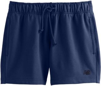 New Balance Athletics French-Terry-Short 5 in NB Marineblau