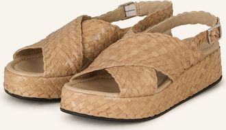 Pons Quintana Pons Quintana Plateau-Sandalen Forli beige