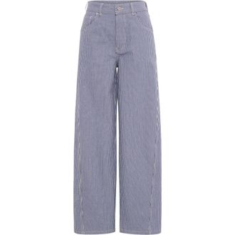 Mads Norgaard Femme, Pantalons, Bleu, Taille: 36 FR Wide Pantalons