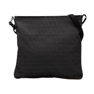 Fendi Pre-owned Square Crossbody Bag - - Pre-owned - Damen - Schwarzk - ONE SIZE