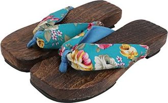 Garneck Sandales Femme été Plates Bois Japonaises Confortables et Stylées Chaussures Respirantes pour Marche Longue Mode Femme