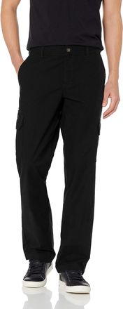 Dickies Herren Ripstop Cargo Pant Regular Straight Fit Arbeitshose, Rinsed Black V1, 34W / 30L