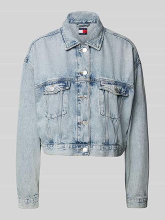 Tommy Jeans Oversized Jeansjacke aus Baumwoll-Lyocell-Mix
