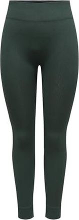 Only Onpjaia Life Hw Seam Tights Noos Leggings, Scarab, M-L Femmes