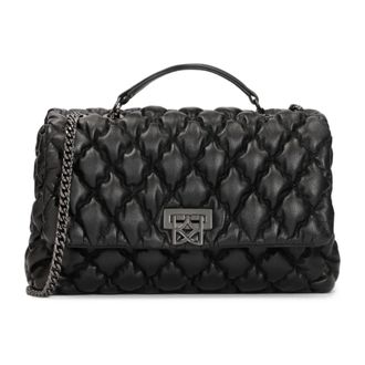 Kazar Stilvolle weiche Kettenhandtasche - - Bags - Damen - Schwarzk - ONE SIZE