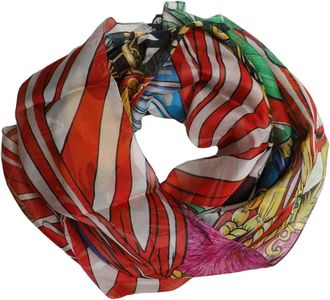 Dolce & Gabbana Bedruckter Seidenschal Twill - - Accessories - Damen - Mehrfarbig - ONE SIZE