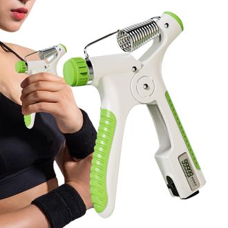 Generico Griffkrafttrainer, Handtrainer - Fingerliege | 10-80 kg verstellbarer Griff Unterarmtrainer Fingertrainer mit Z&auml;hler f&uuml;r Training