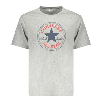 Converse T-shirt &agrave; &eacute;cusson All Star - Homme - Tops - Gris - Taille: XL