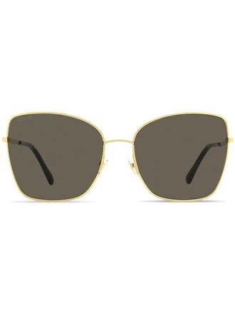 Jimmy Choo Eyewear Butterfly-Sonnenbrille im Oversized-Look - Braun