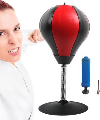 Generic Schreibtisch-Boxsack mit Saugnapf zur Linderung der Stimmung, Boxausr&uuml;stung f&uuml;r Erwachsene und Kinder, Spielzeug zur Kontrolle der Saugn&auml;pfe auf jedem
